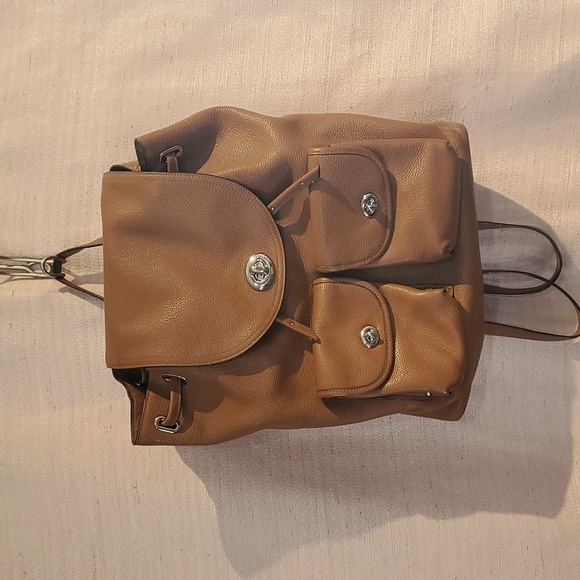 Coach | Bags | Coach Leather Large Backpack | Poshmark